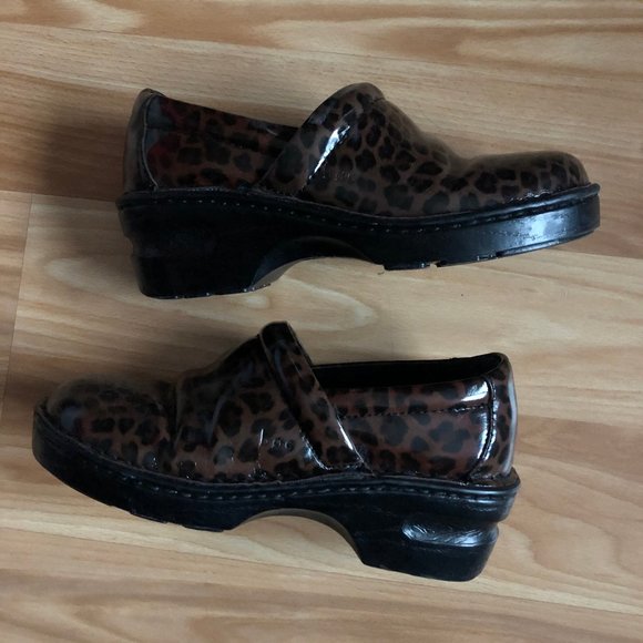 b.o.c. | Shoes | Patent Leopard Print Clogs | Poshmark